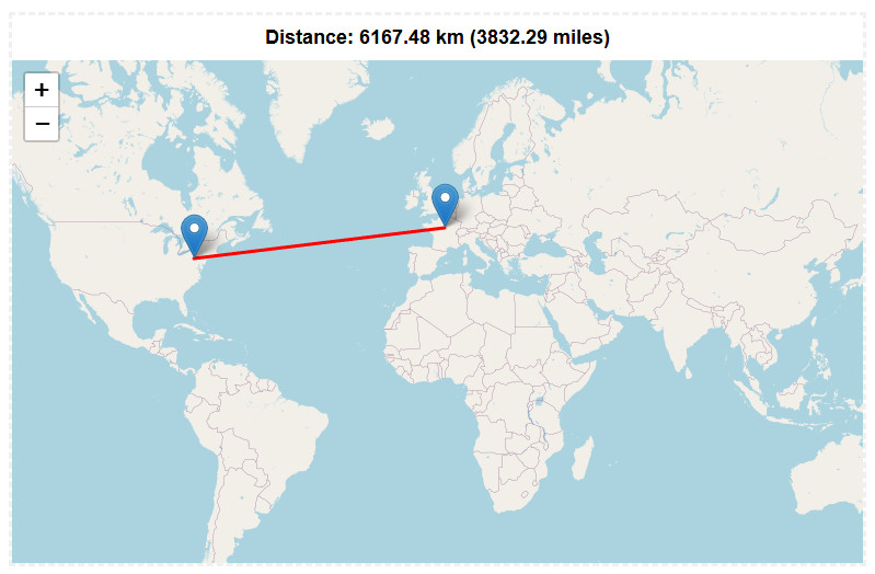 Distance Calculator - Vivid Maps