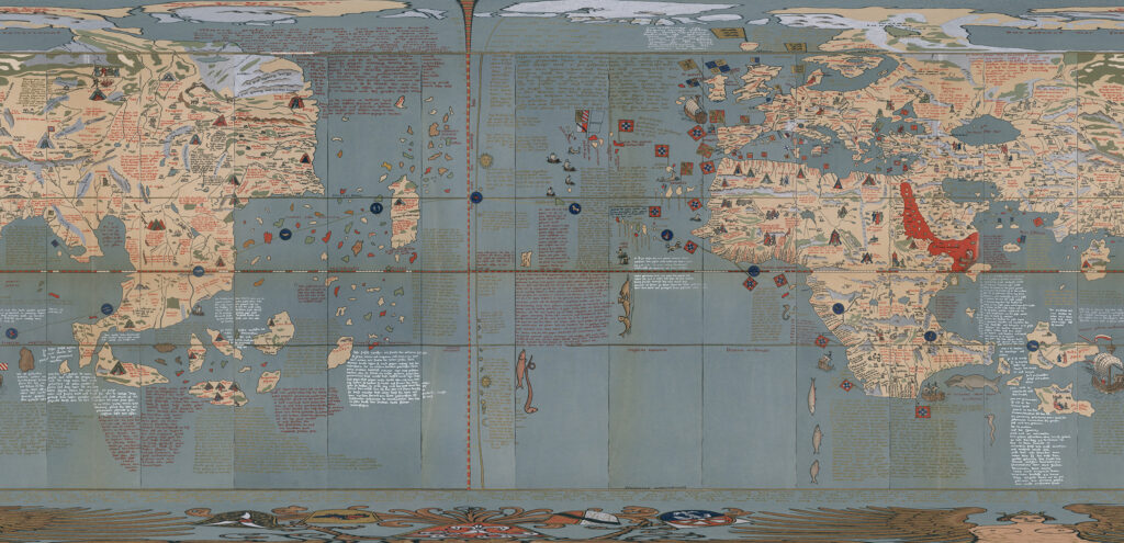 The World's Oldest Globe: Made in 1492 Without the Americas - Vivid Maps