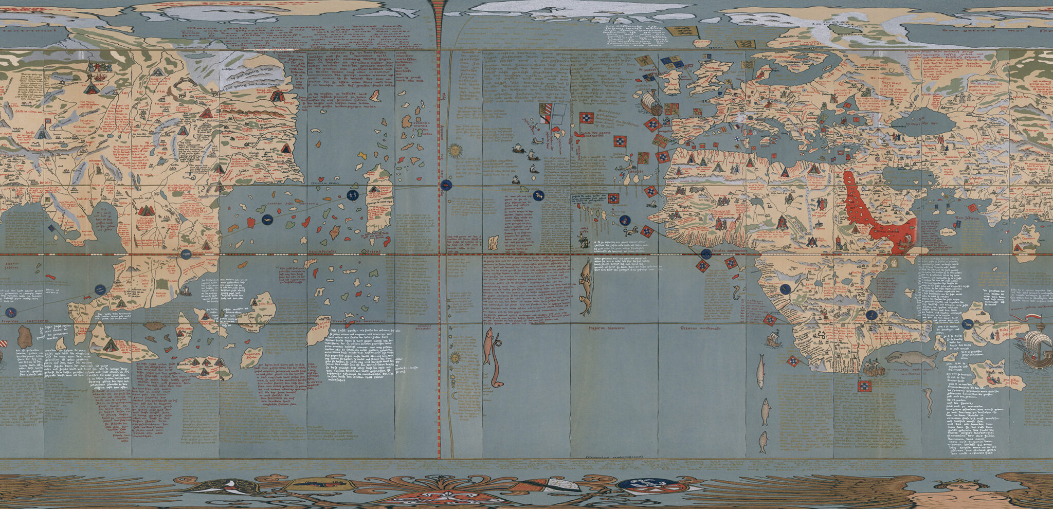 The World's Oldest Globe: Made in 1492 Without the Americas - Vivid Maps