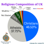 Mapping Religious Identity Across the UK - Vivid Maps