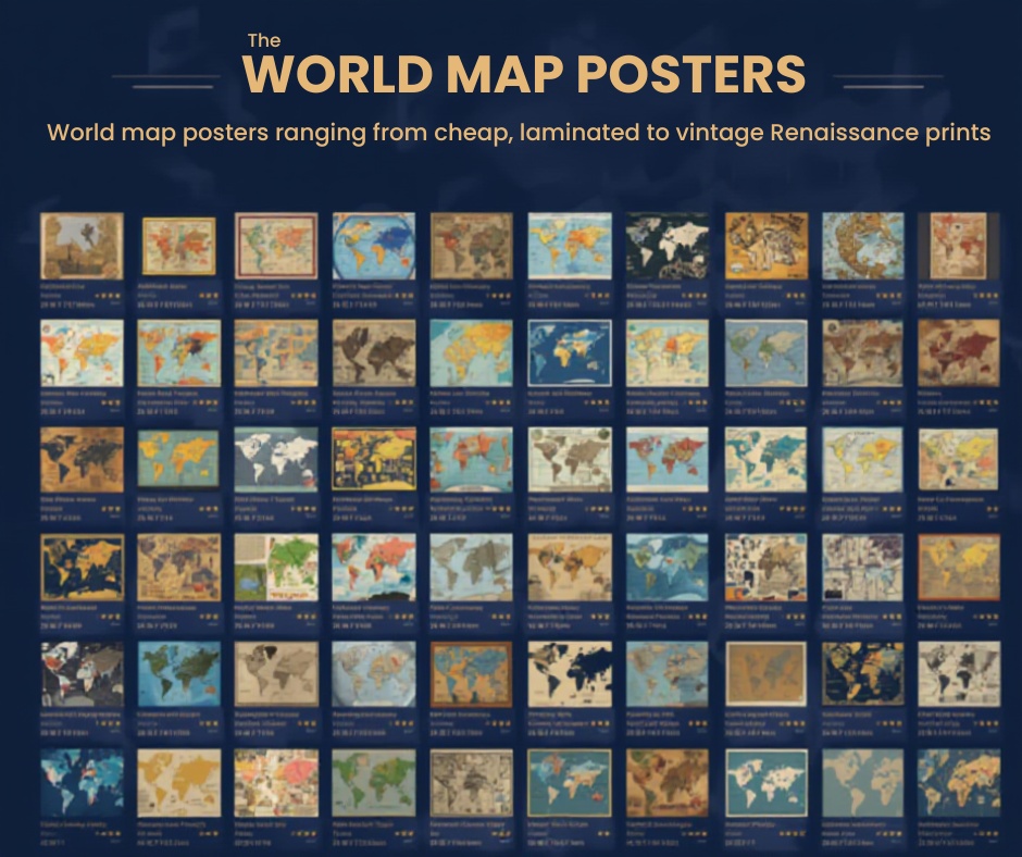 The Best World Map Posters in 2026 - Vivid Maps
