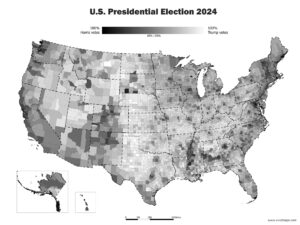 Mapping America's Rightward Shift: The 2024 Presidential Election ...