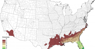 The real start of Spring: median foliage greenup dates in the United ...
